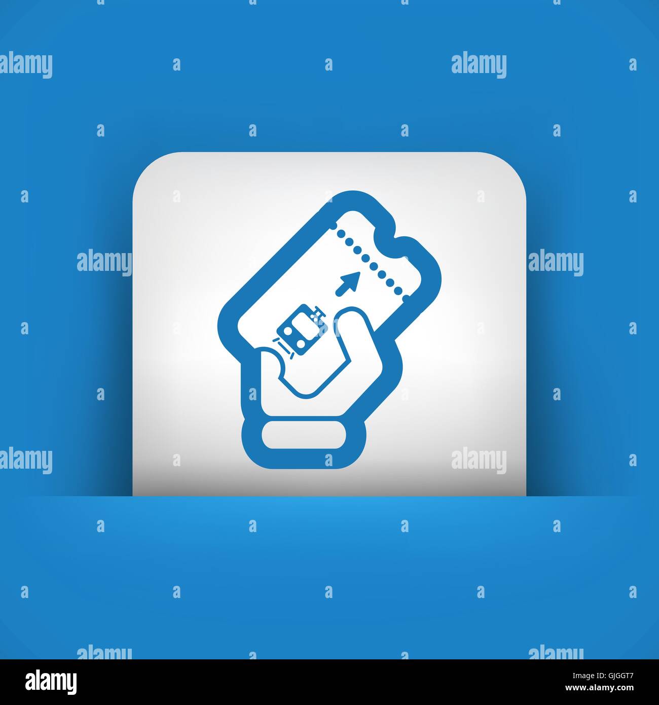 Train ticket icon Stock Vector Image & Art - Alamy