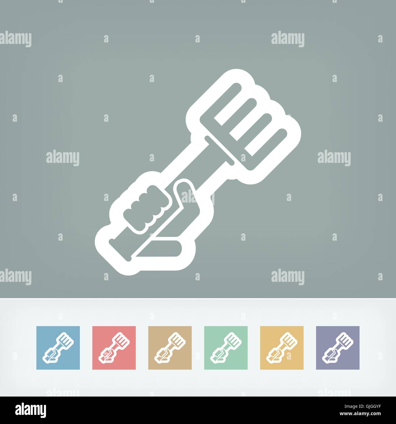 Rake icon Stock Vector Images - Alamy