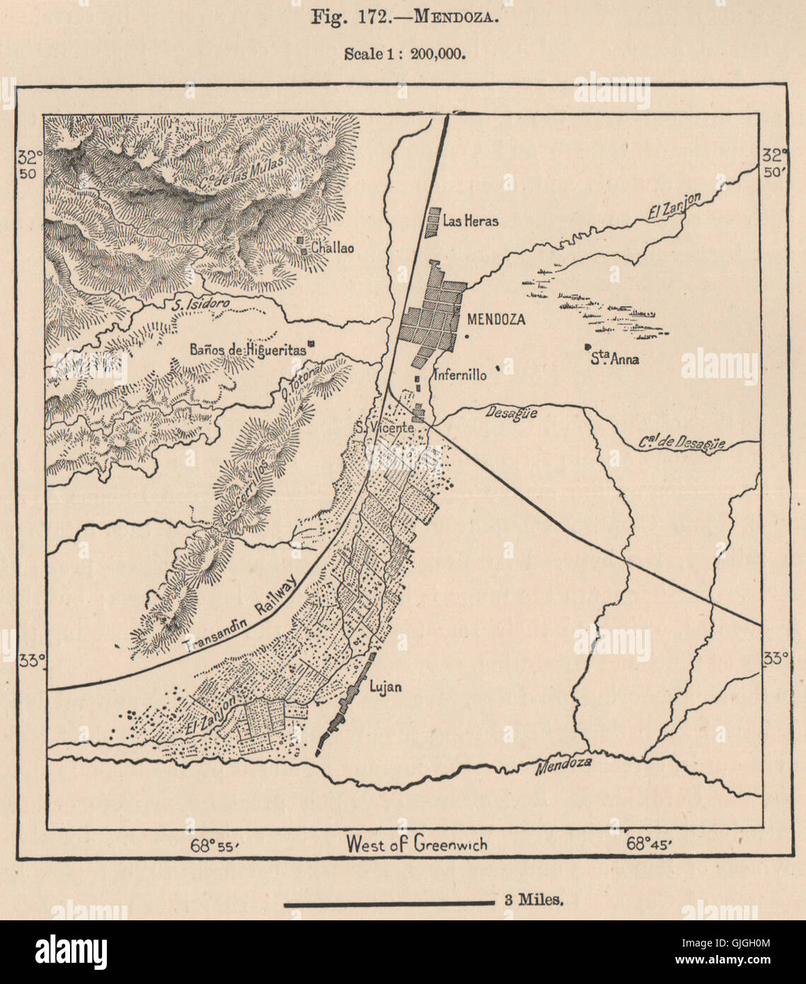 Map of mendoza hi-res stock photography and images - Alamy