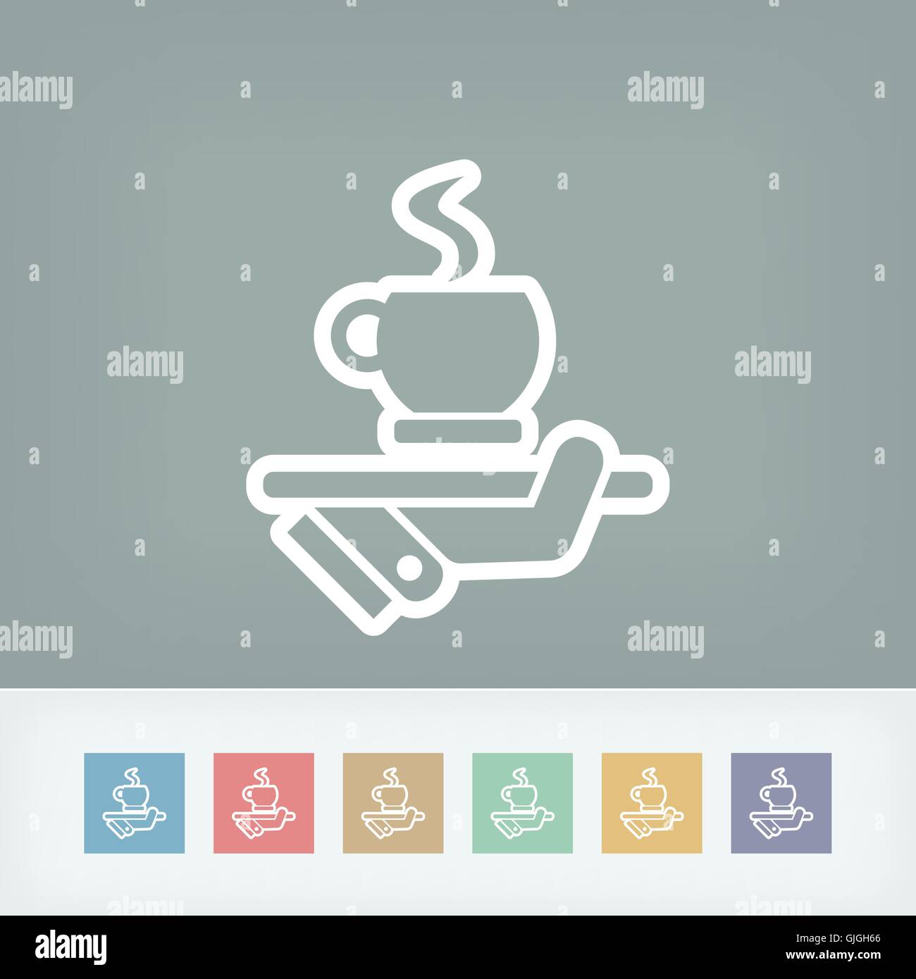 Cup coffee cacao tea Stock Vector Images - Alamy