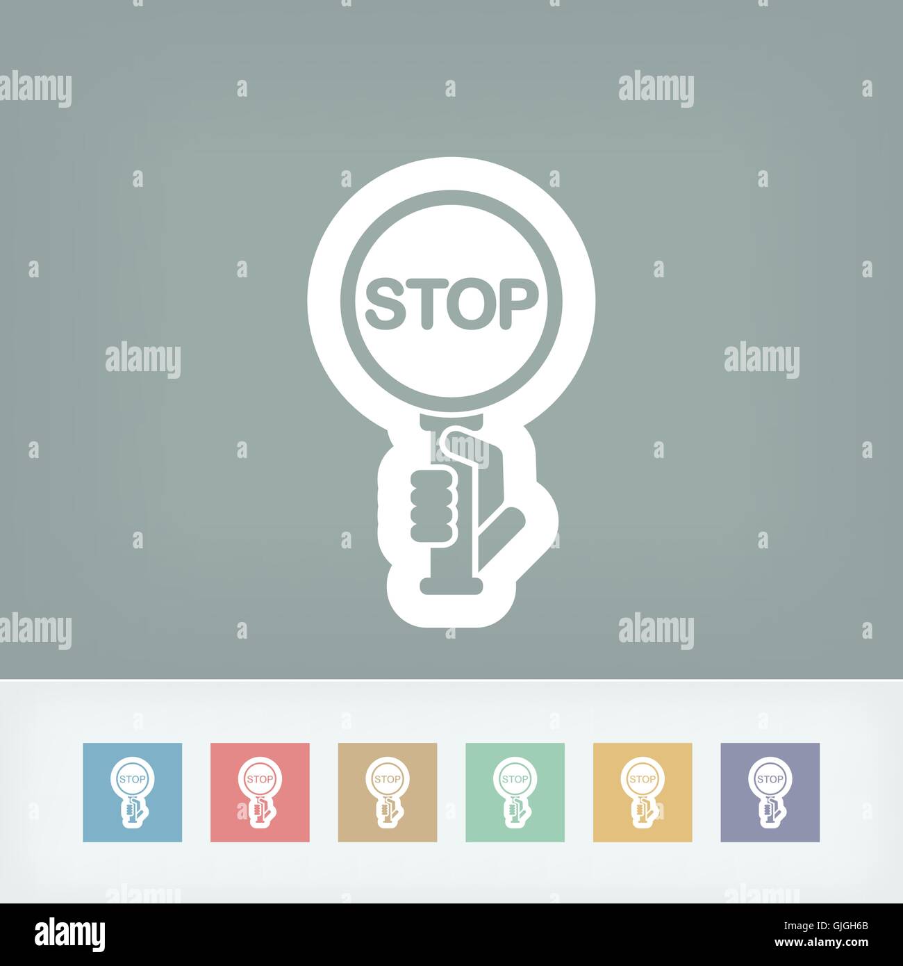 Signal paddle hi-res stock photography and images - Alamy