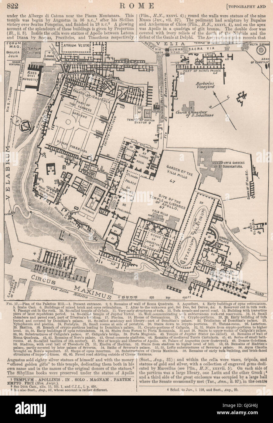 Ancient map of city of rome hi-res stock photography and images - Alamy