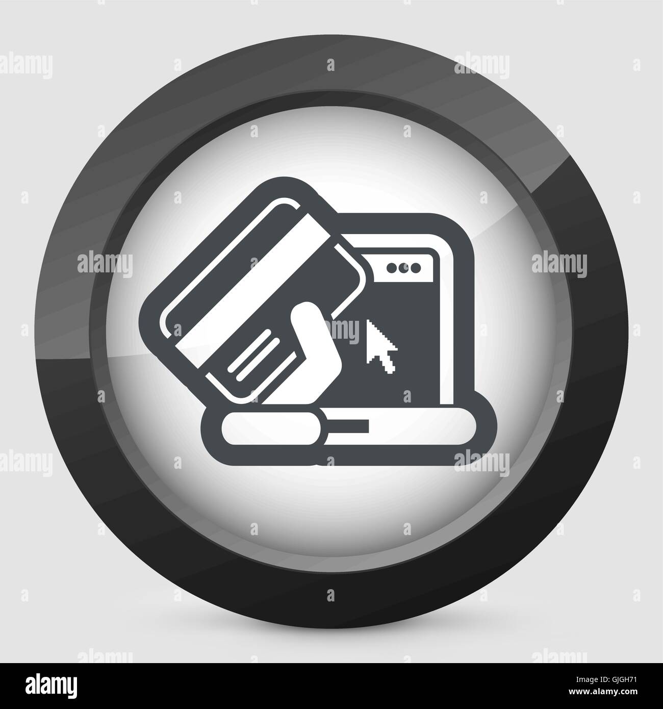 Online web store Stock Vector Images - Alamy