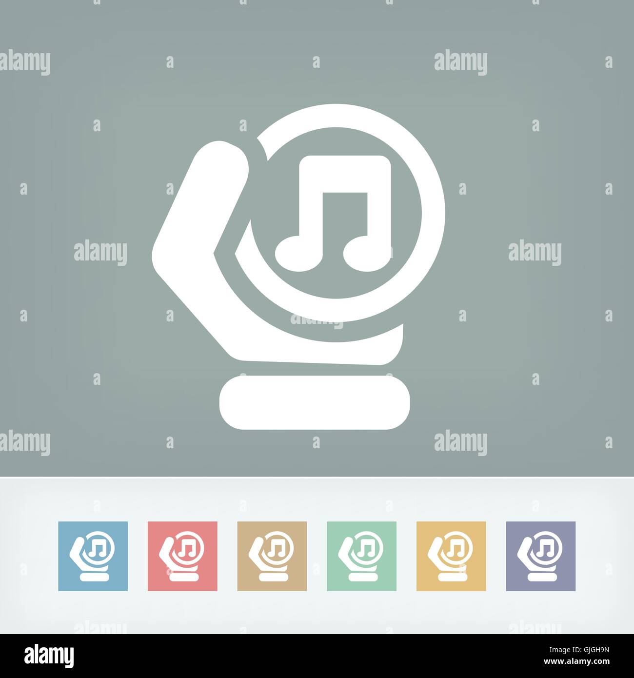 Musical note icon Stock Vector Image & Art - Alamy