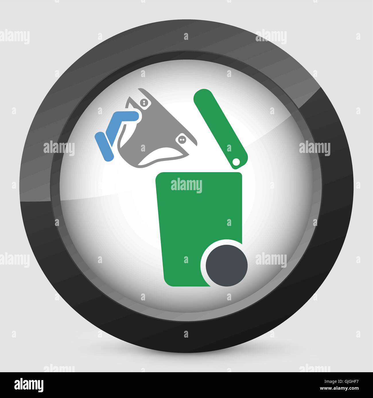 Separate waste collection icon Stock Vector Image & Art - Alamy