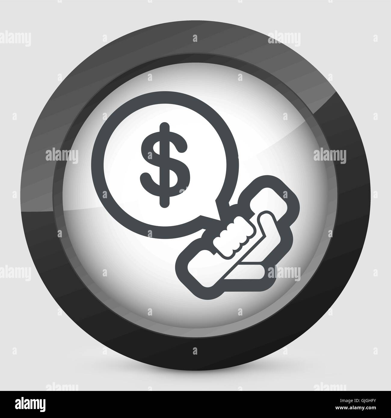 Phone and money Stock Vector Image & Art - Alamy