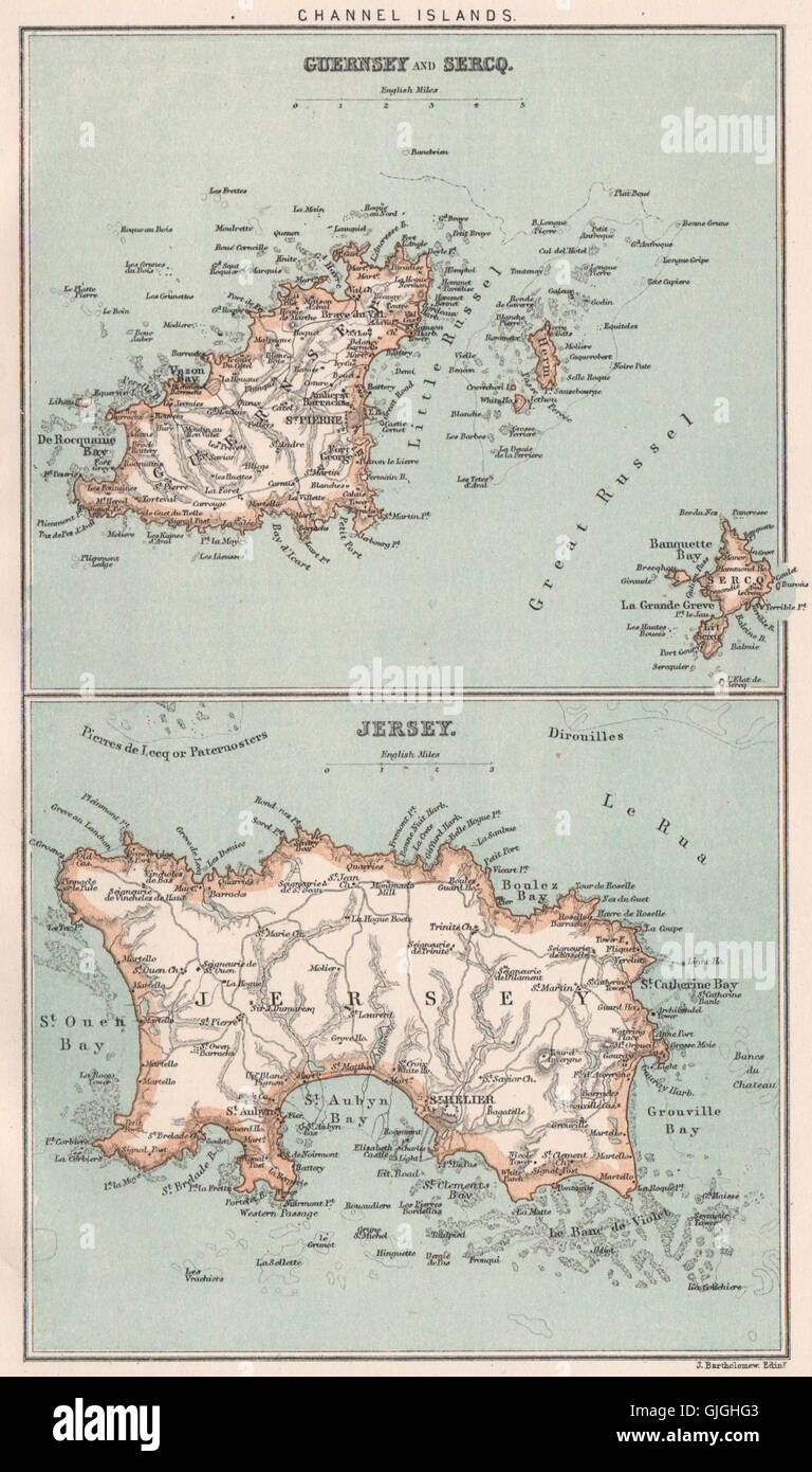 Guernsey map channel islands hi-res stock photography and images - Alamy