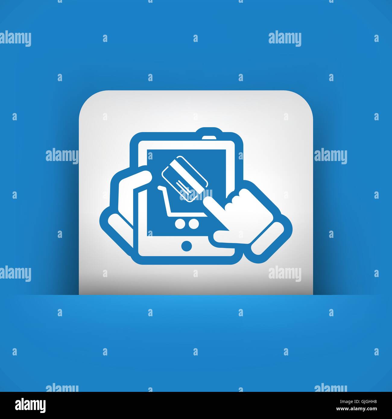 Web shopping icon Stock Vector Image & Art - Alamy