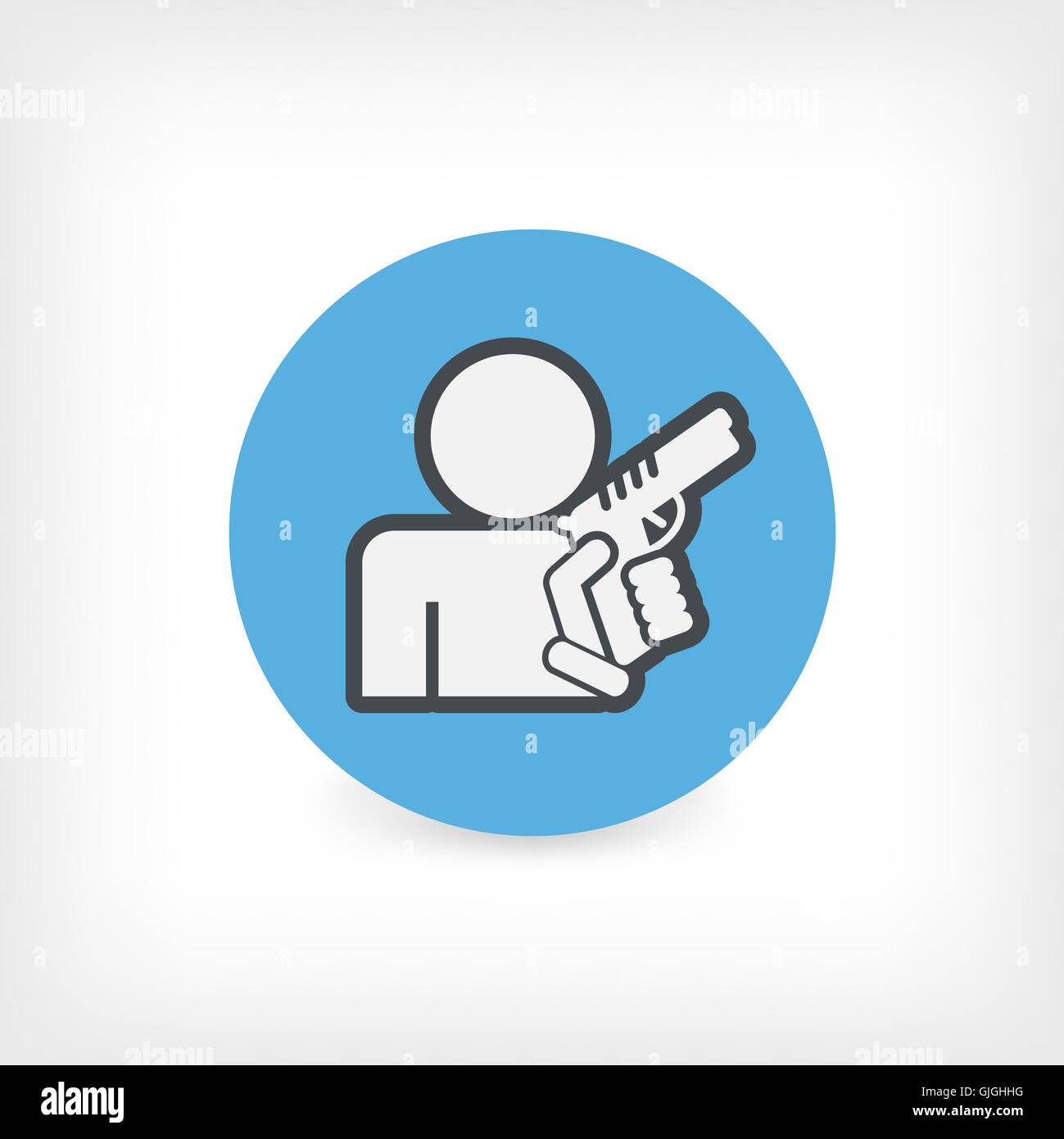 Concept of armed man Stock Vector Image & Art - Alamy