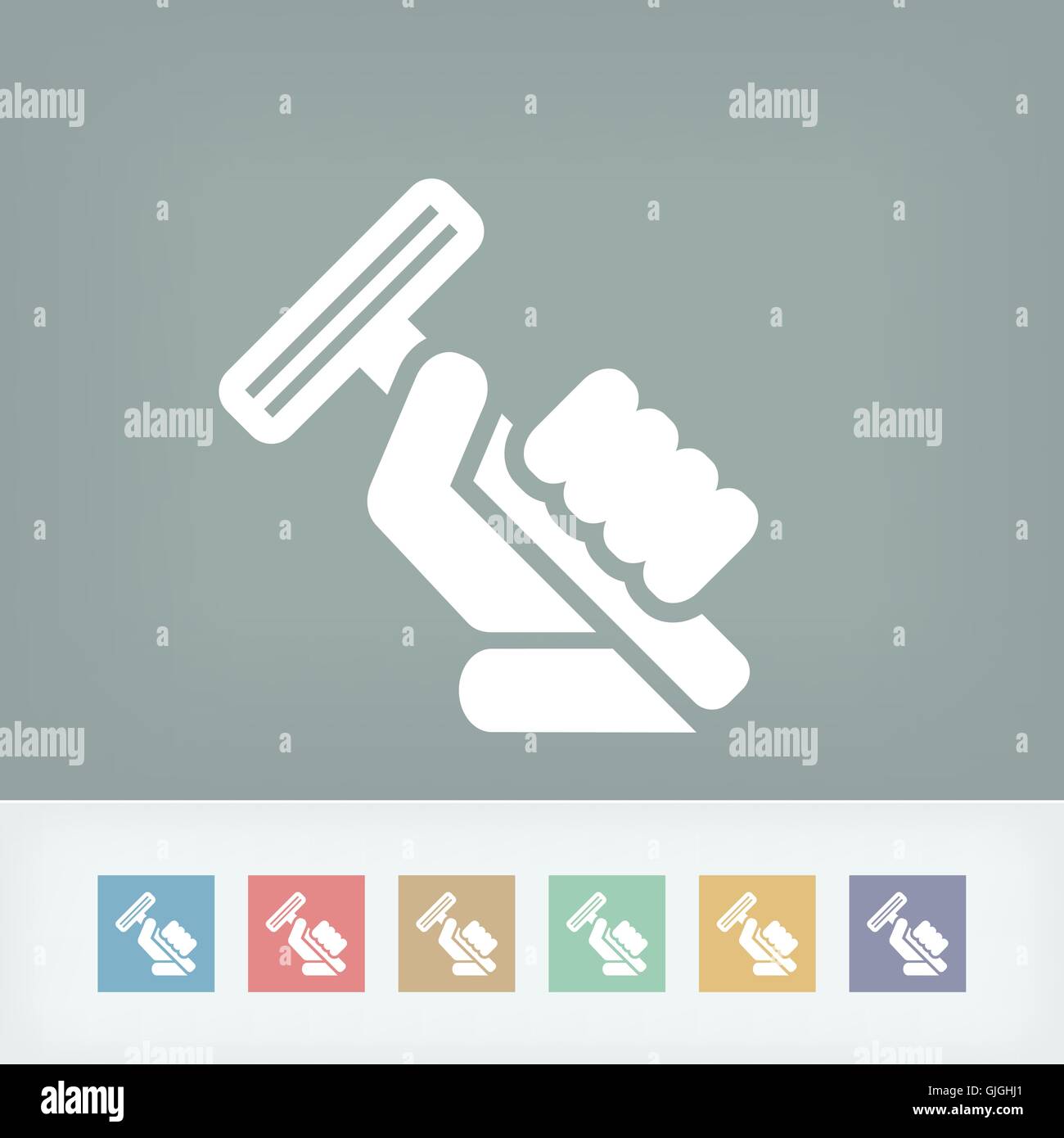 Razor icon Stock Vector Images - Alamy
