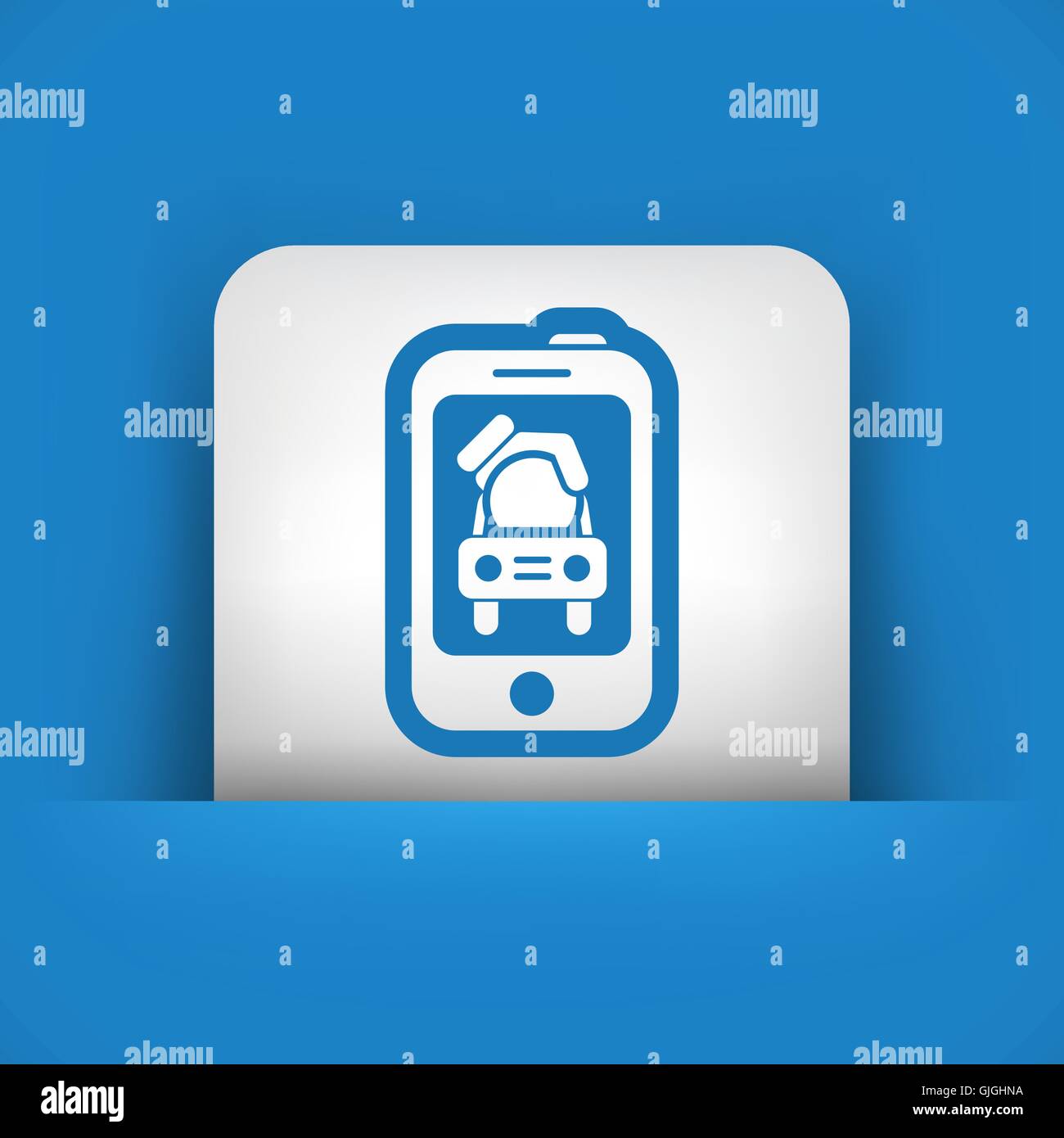 Automotive mobile icon Stock Vector Image & Art - Alamy
