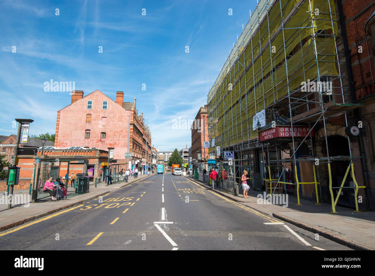 Carrington street nottingham england uk hi-res stock photography and ...