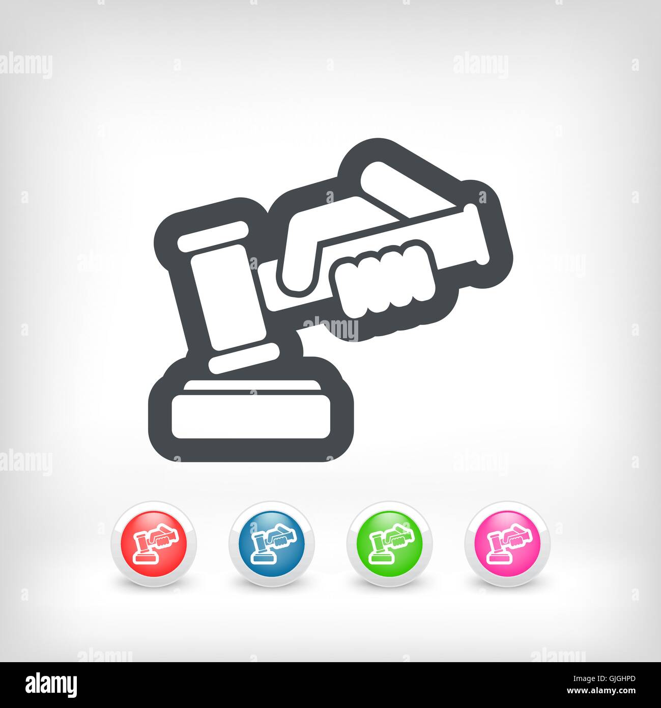 Hammer judge icon Stock Vector Image & Art - Alamy