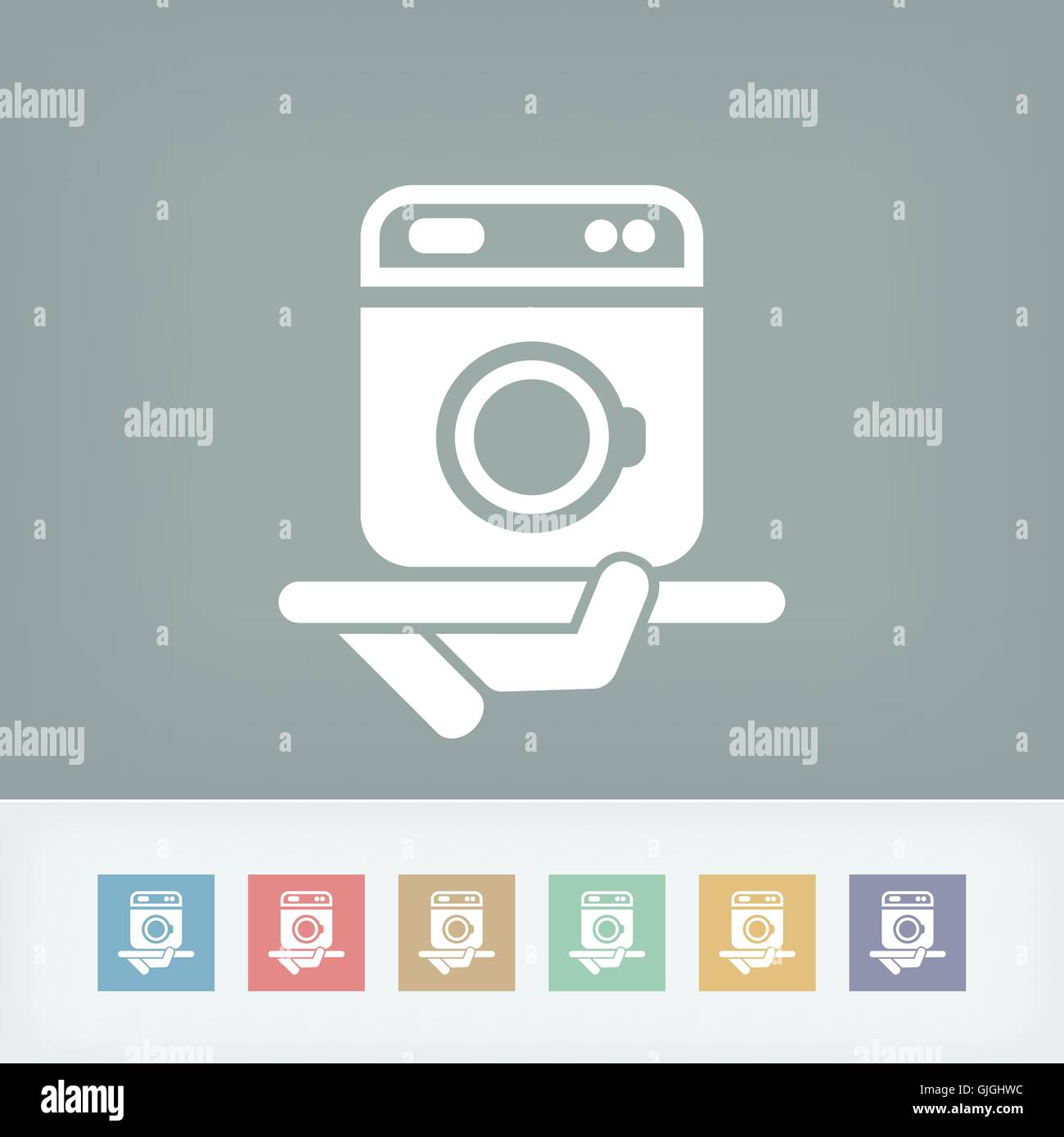 Washing machine icon Stock Vector Image & Art - Alamy