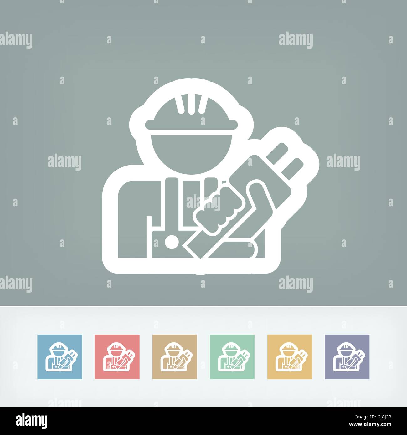 Work dungarees Stock Vector Images - Alamy