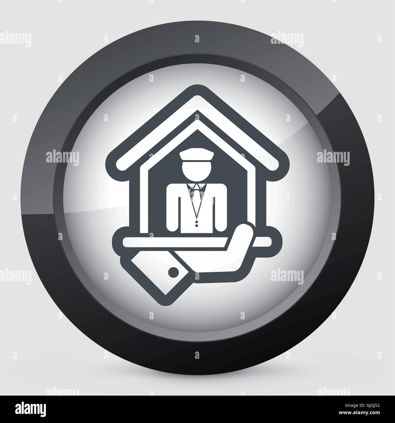 Doorman icon Stock Vector Images - Alamy