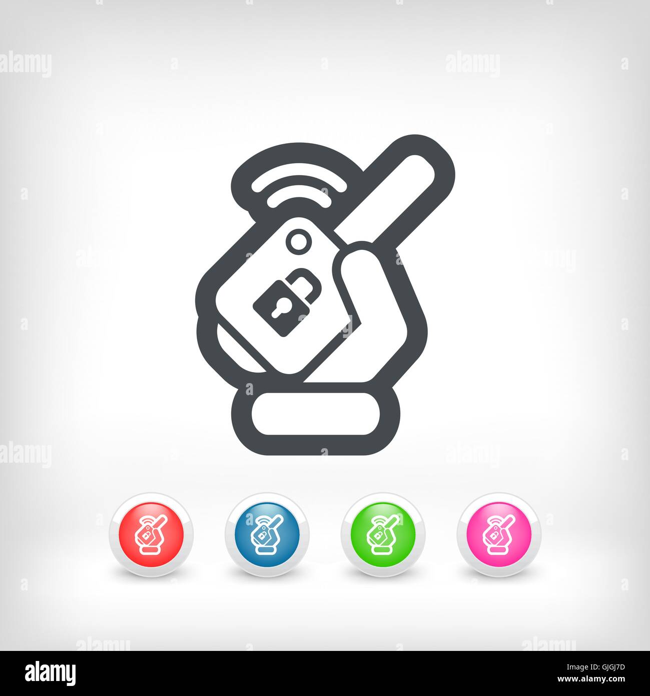 Car remote key Stock Vector Image & Art - Alamy