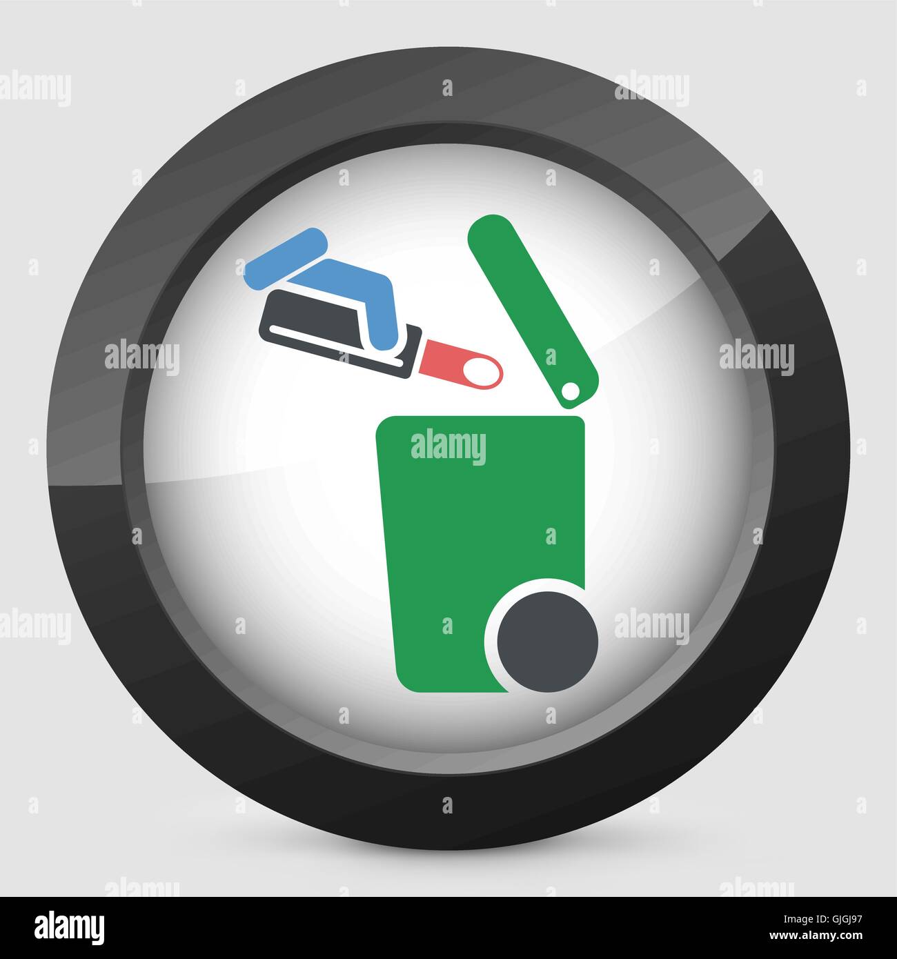Separate waste collection icon Stock Vector Image & Art - Alamy