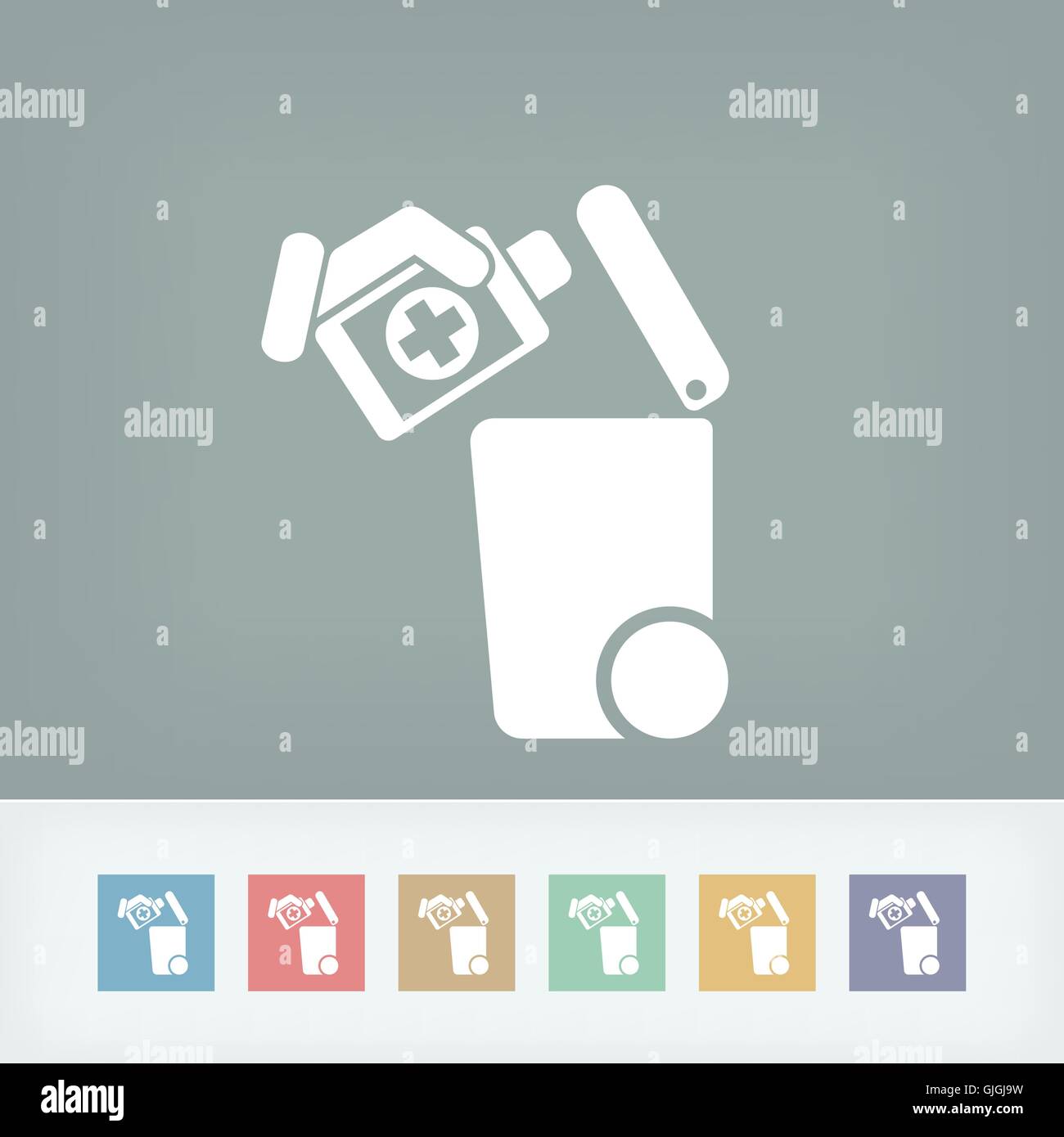 Separate waste collection icon Stock Vector Image & Art - Alamy
