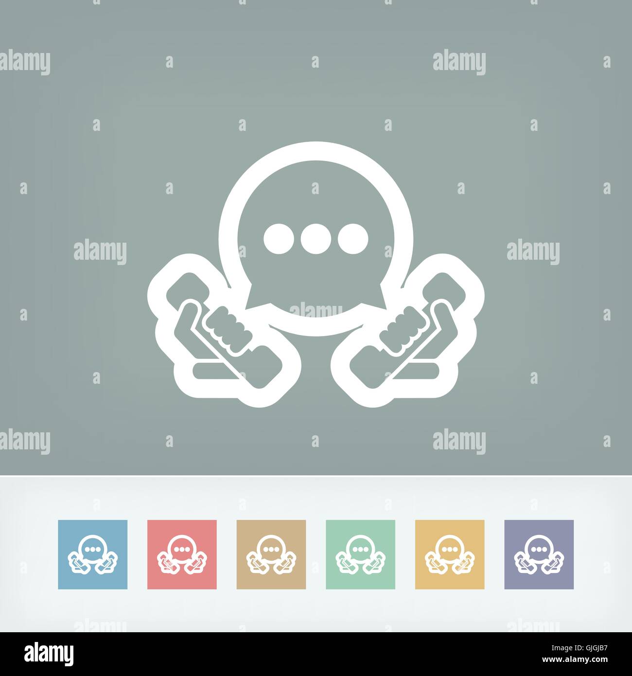 Phone symbol icon Stock Vector Image & Art - Alamy