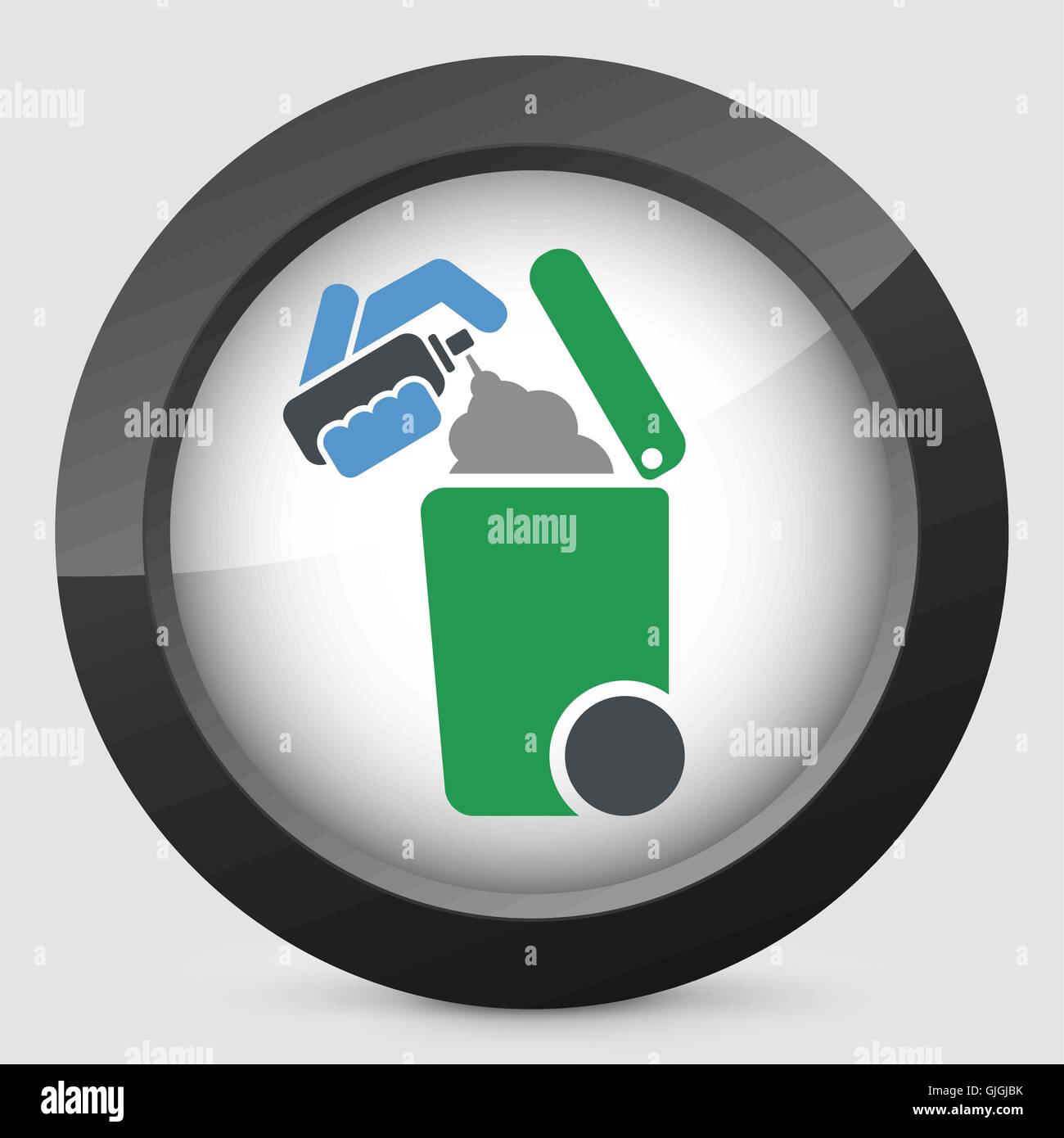 Separate waste collection icon Stock Vector Image & Art - Alamy