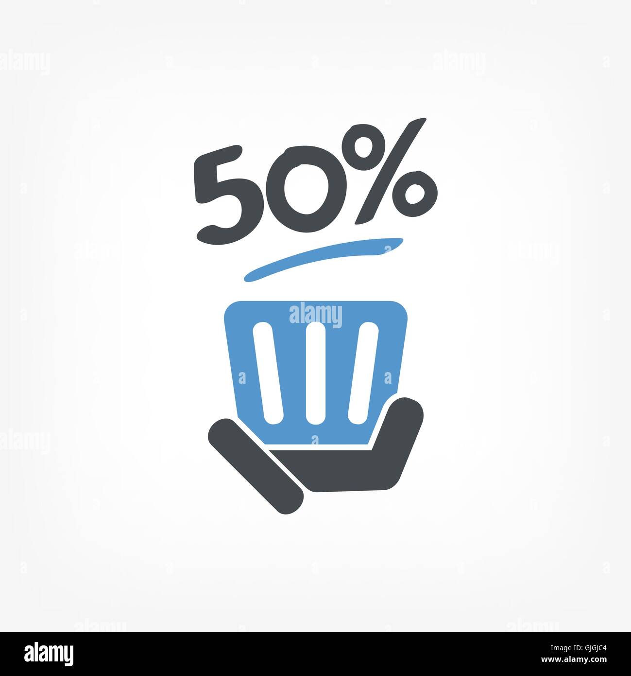 Discount coupon voucher 50 Stock Vector Images - Alamy