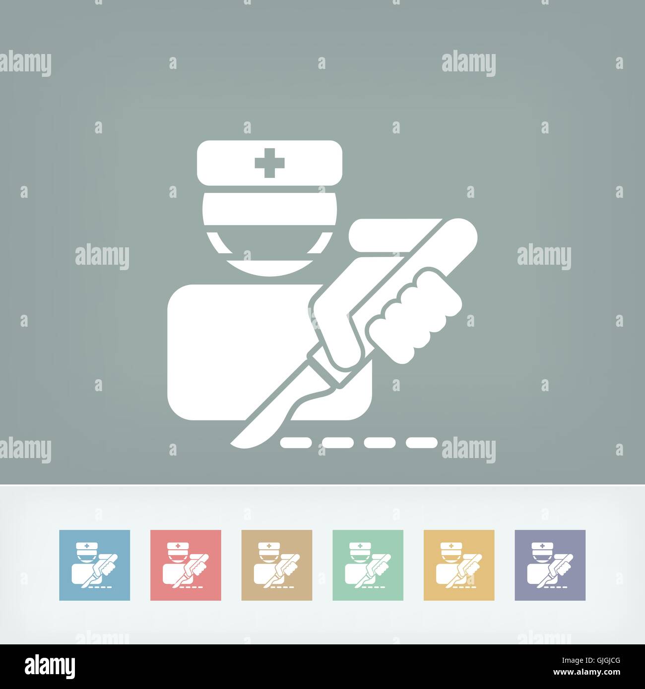 Surgeon operating in hospital Stock Vector Images - Alamy