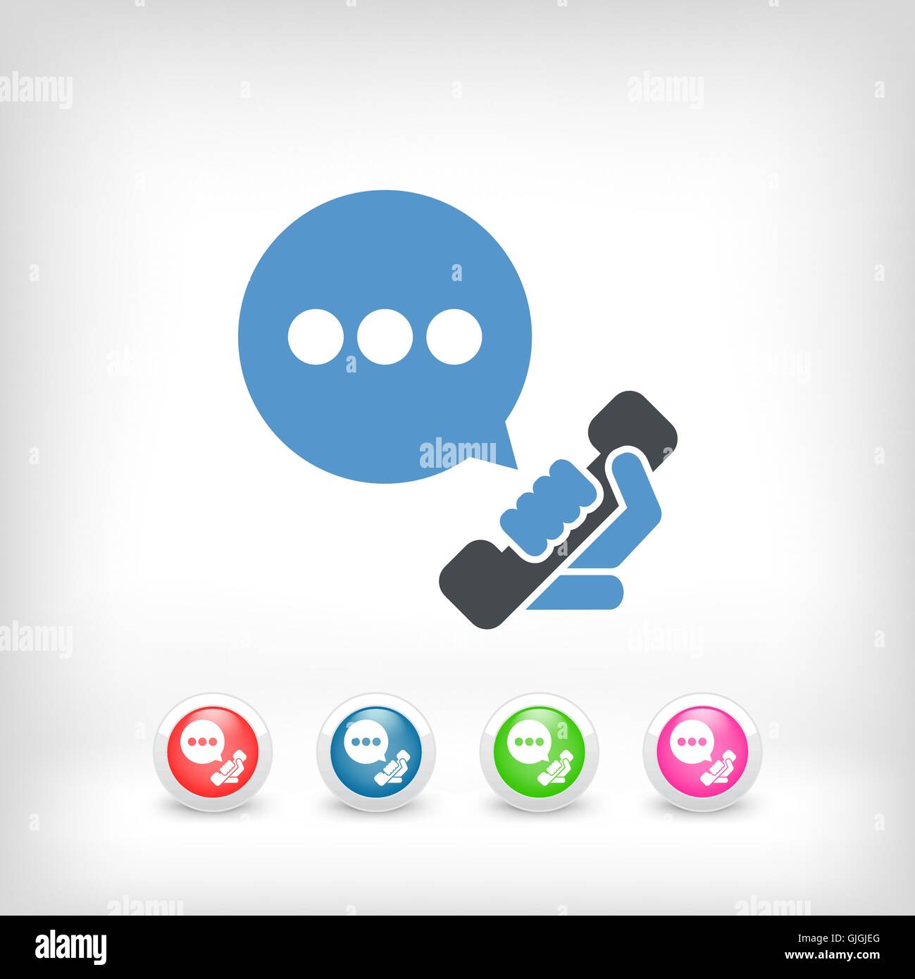 Phone symbol icon Stock Vector Image & Art - Alamy