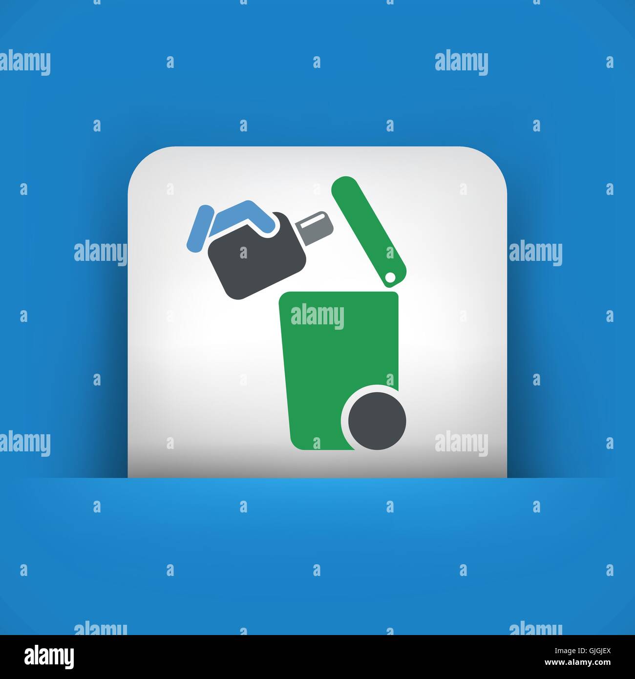 Waste segregation bins Stock Vector Images - Alamy