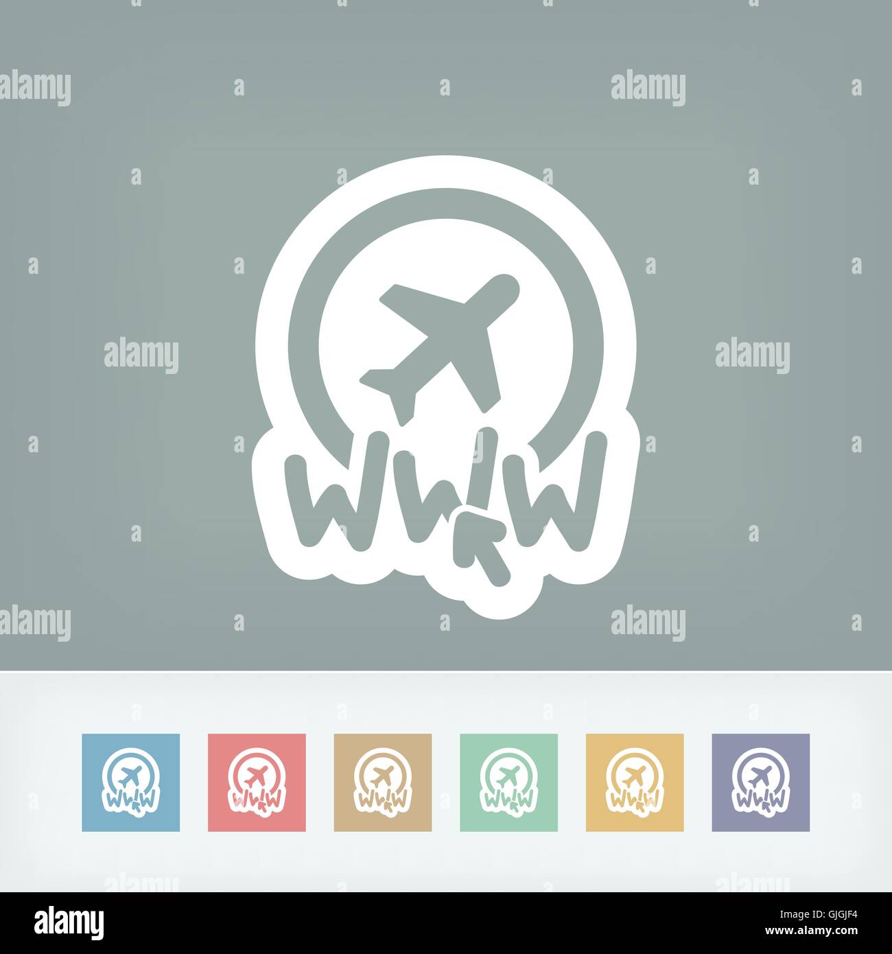 Travel agency icon hi-res stock photography and images - Alamy