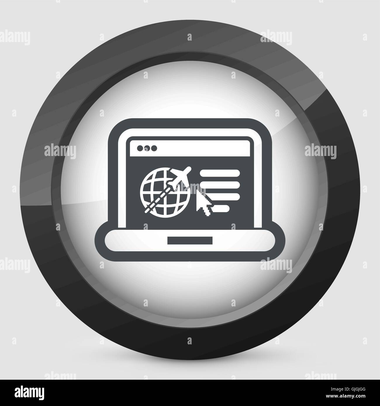 Travel agency website icon Stock Vector Image & Art - Alamy