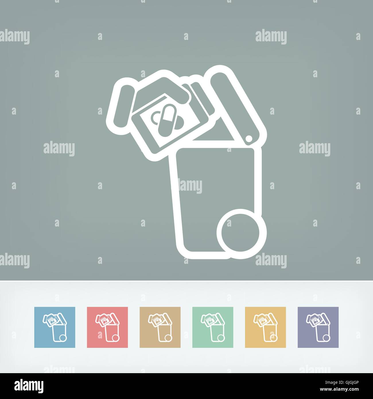 Separate waste collection icon Stock Vector Image & Art - Alamy