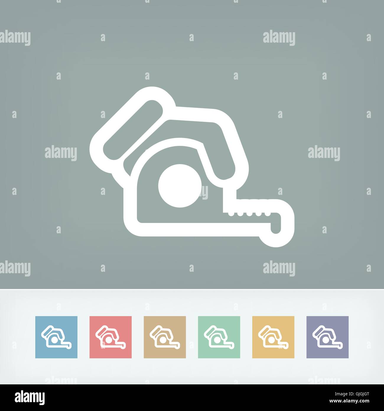 Ruler measuring size of long hand Stock Vector Images - Alamy