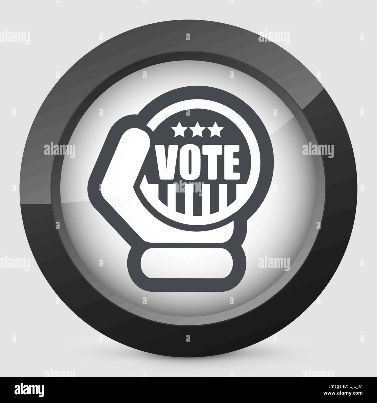Political vote icon Stock Vector Images - Alamy