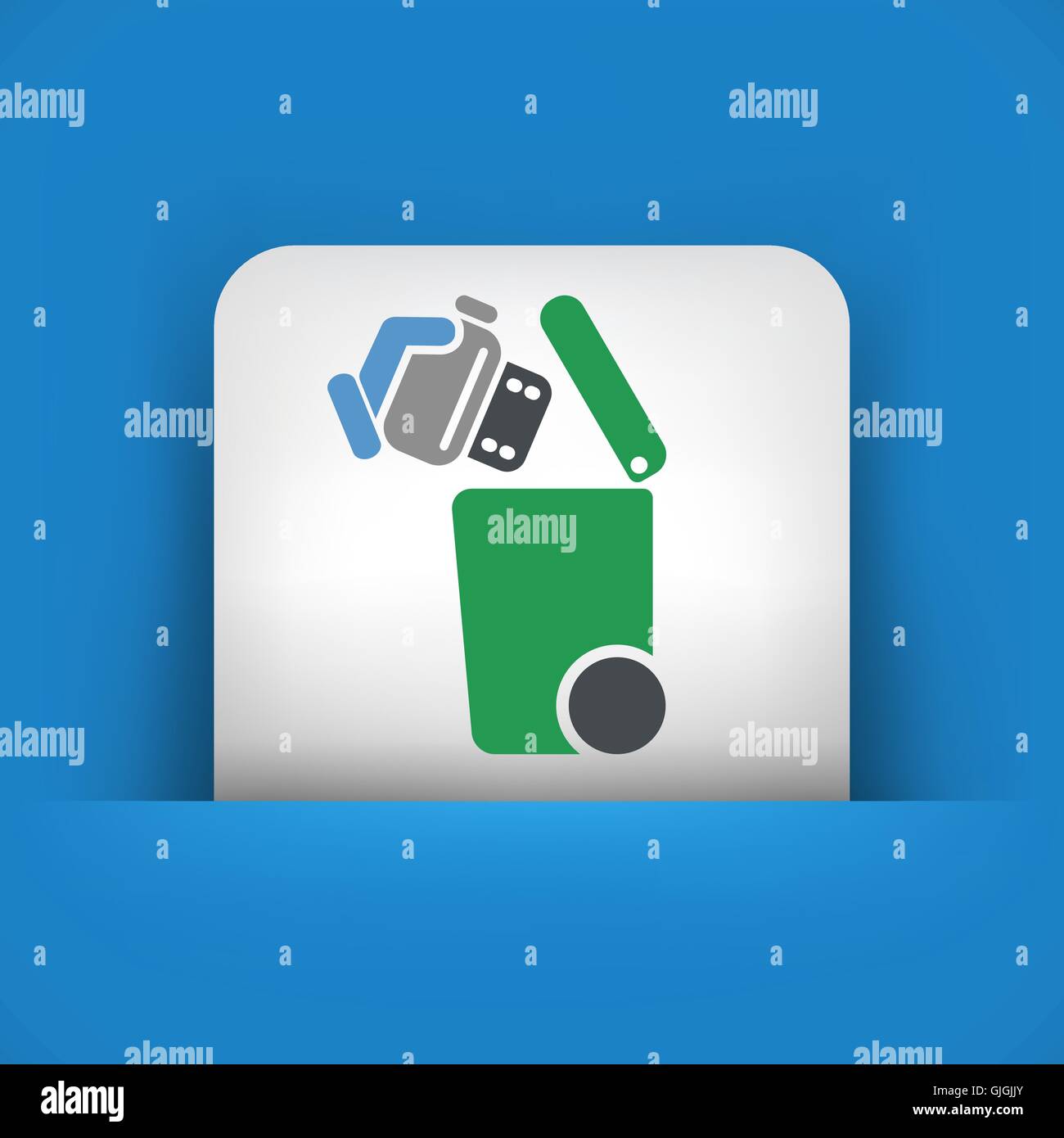 Separate waste collection icon Stock Vector Image & Art - Alamy