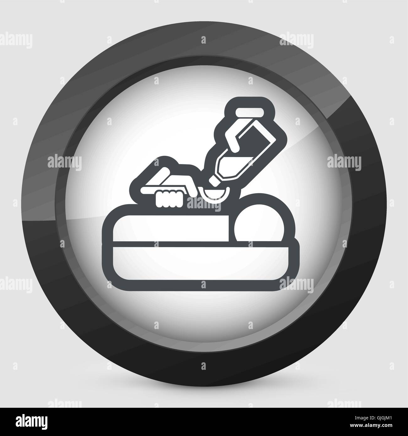 Medicine syrup spoon Stock Vector Images - Alamy