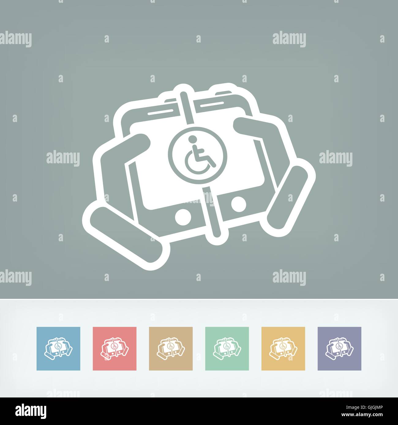 Disabled people connection Stock Vector Image & Art - Alamy