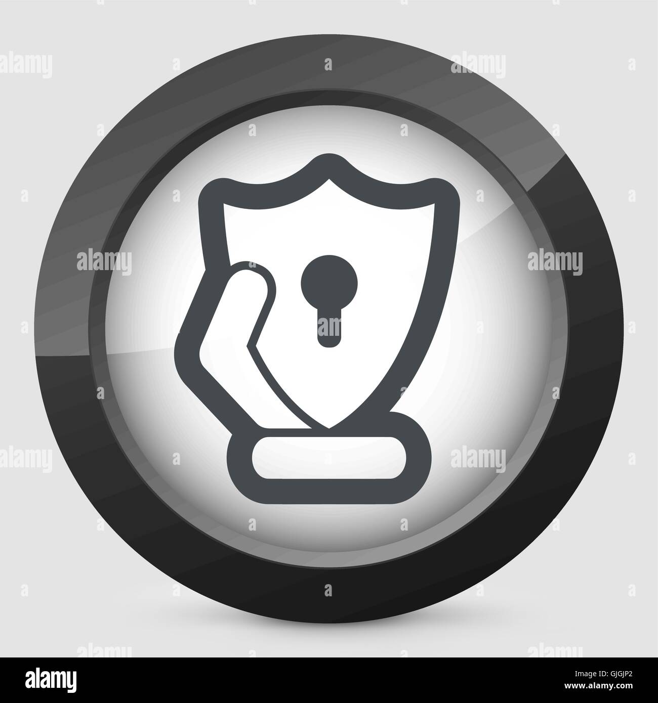 Protection shield icon Stock Vector Image & Art - Alamy