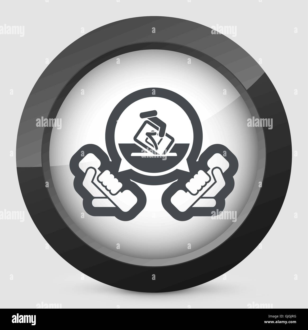 Phone line for elections Stock Vector Image & Art - Alamy
