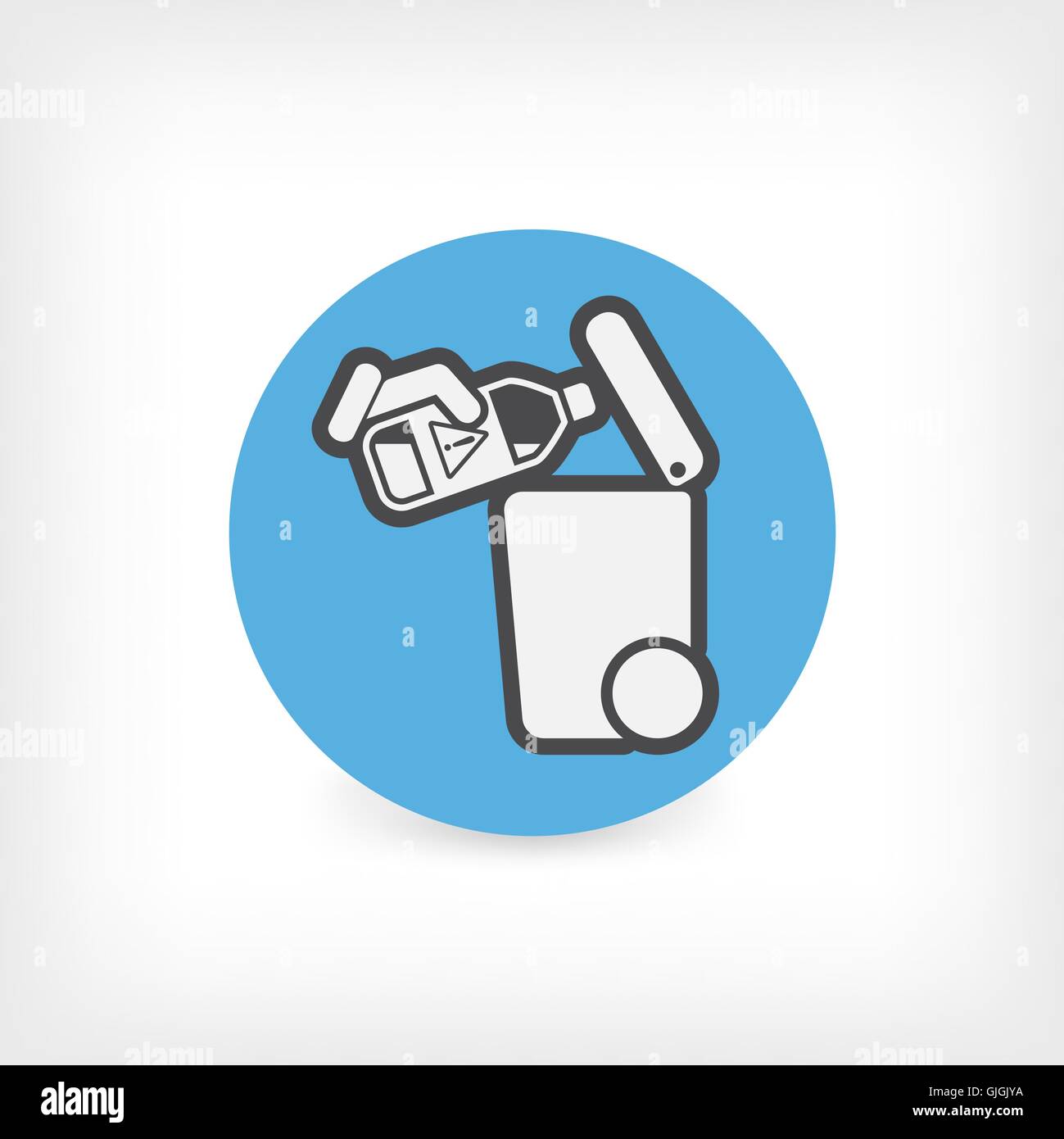 Separate waste collection icon Stock Vector Image & Art - Alamy