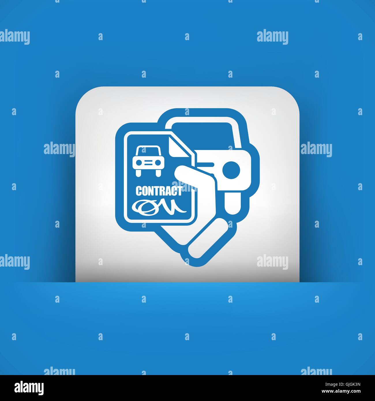 Car contract icon Stock Vector Image & Art - Alamy