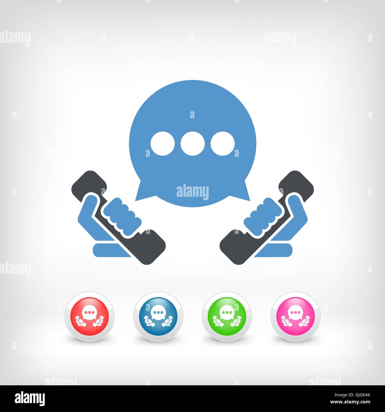 Phone symbol Stock Vector Images - Alamy