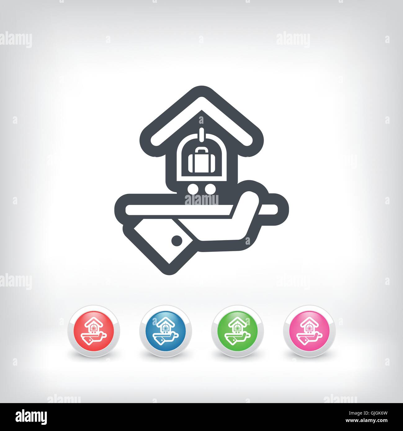 Hotel icon. Baggage service Stock Vector Image & Art - Alamy
