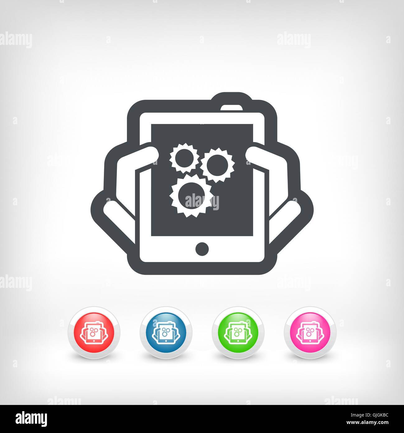 Gears settings setup Stock Vector Images - Alamy
