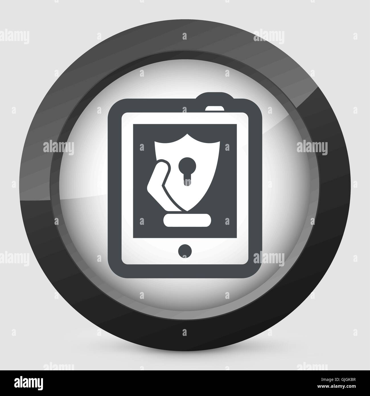 Secure tablet Stock Vector Images - Alamy