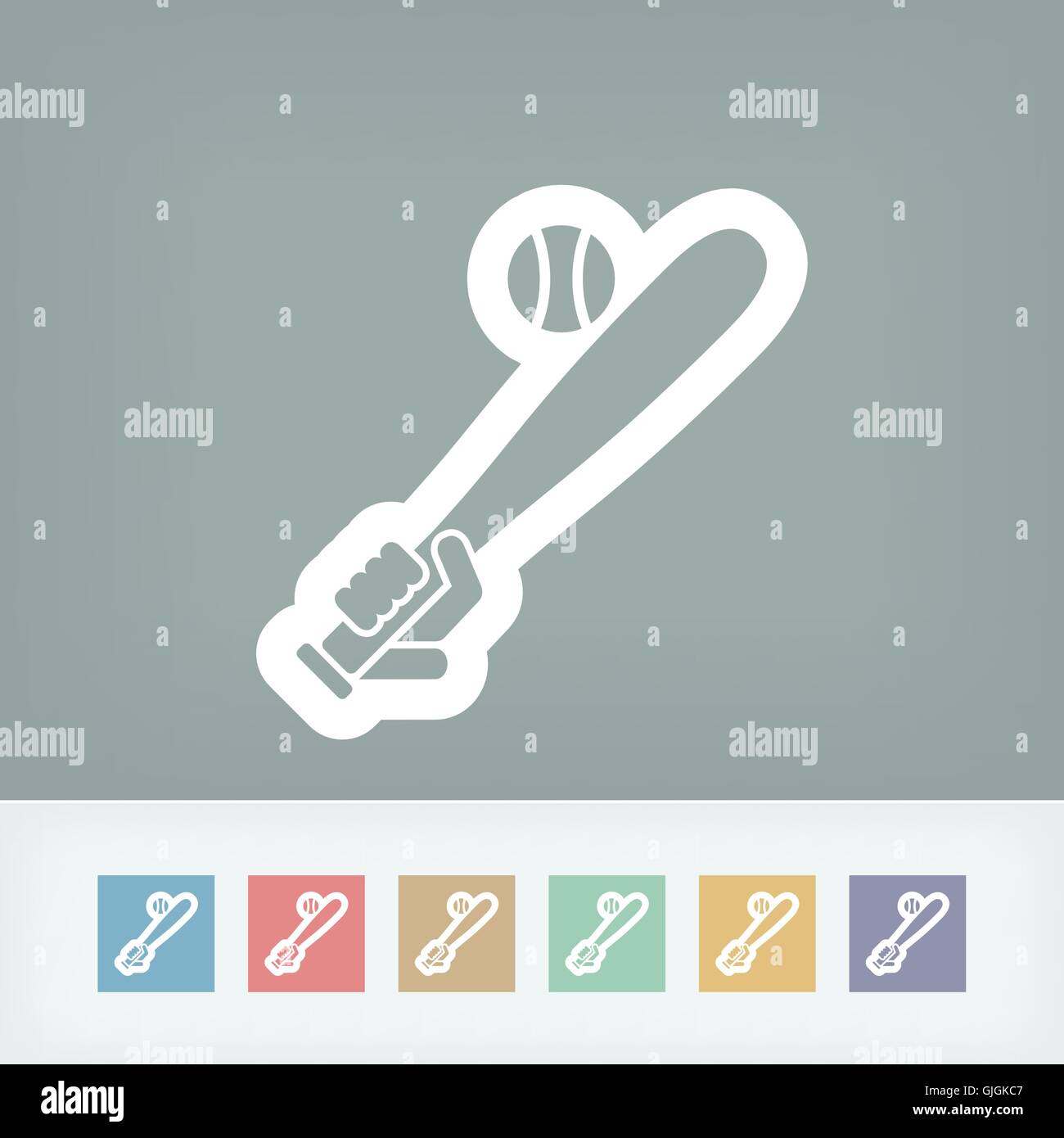 Batter symbol Stock Vector Images - Alamy