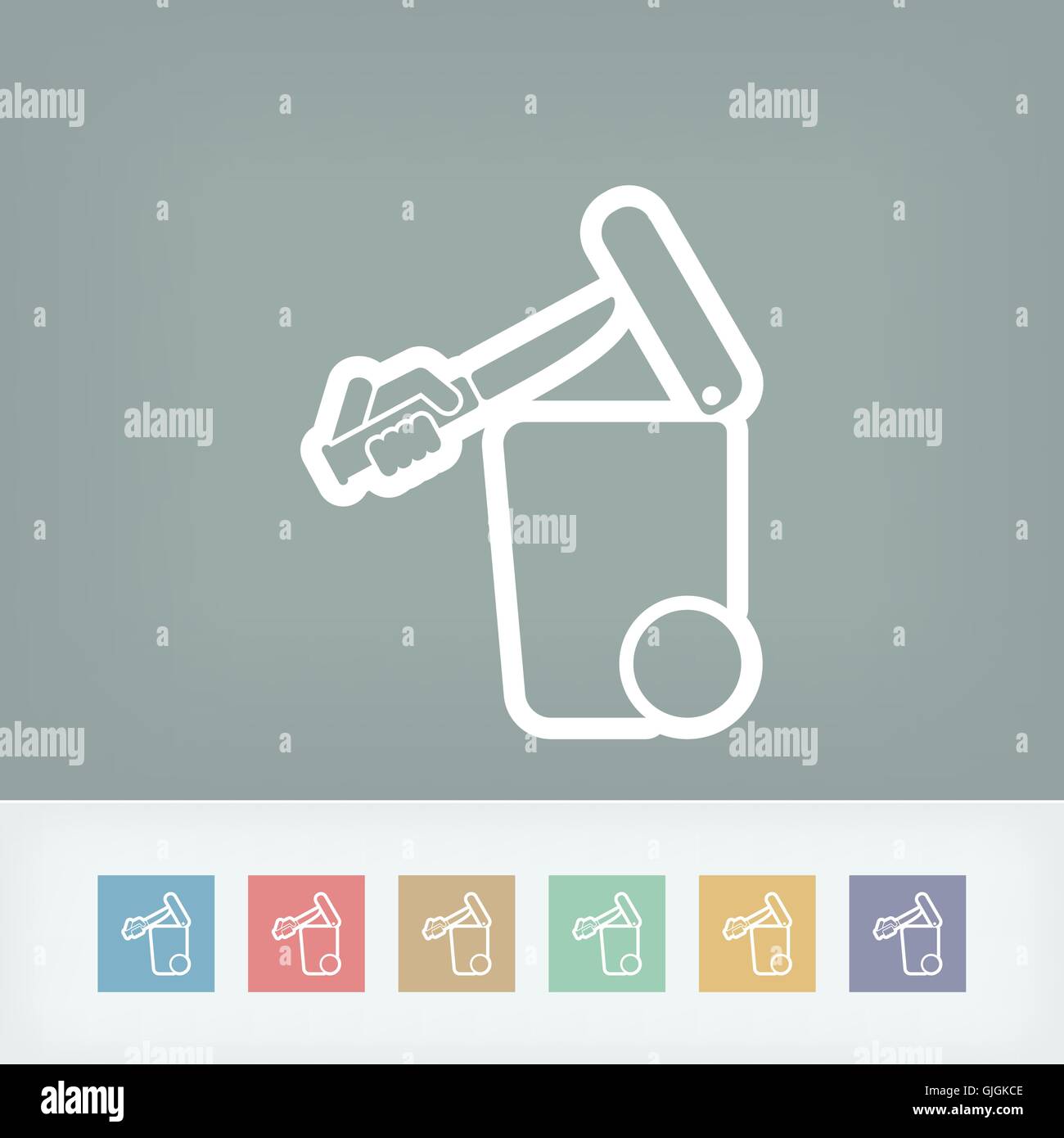 Separate waste collection icon Stock Vector Image & Art - Alamy