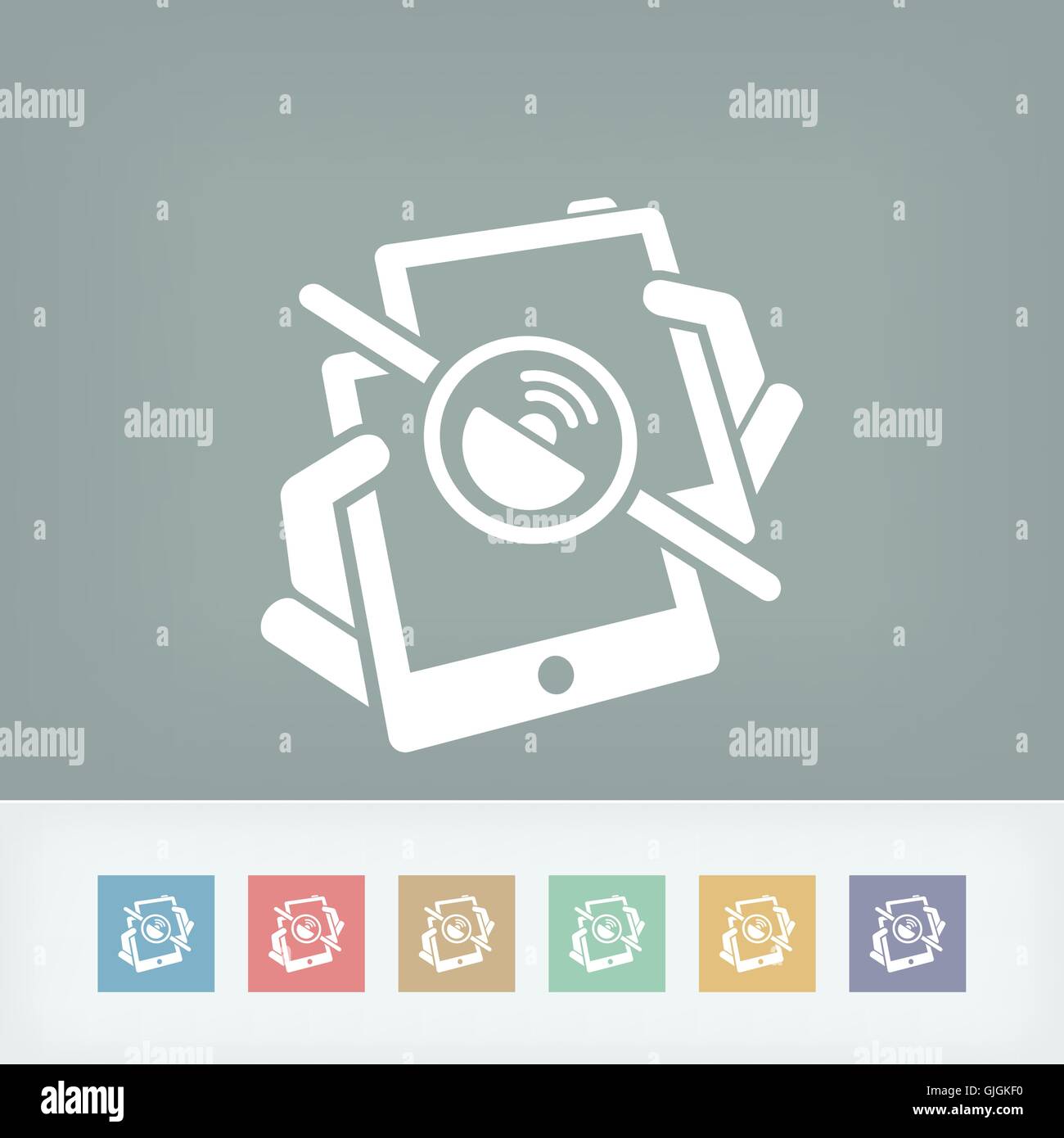 Mobile connection icon Stock Vector Image & Art - Alamy