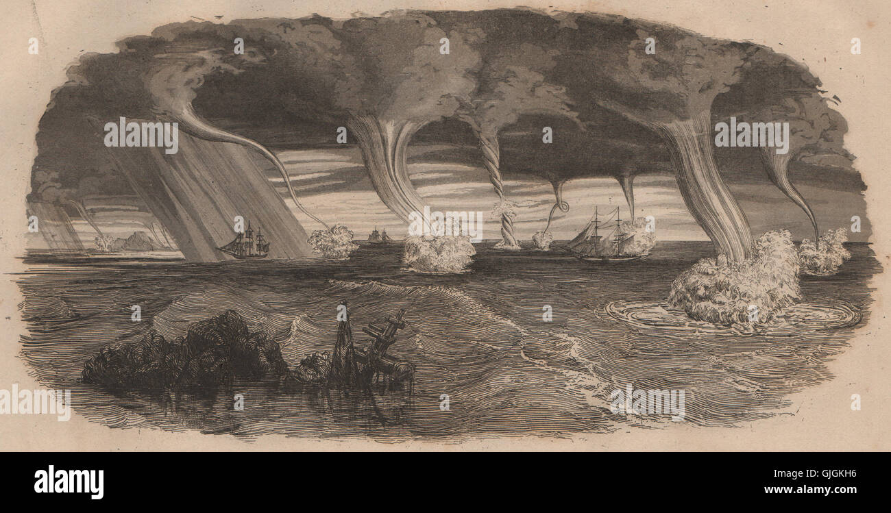 Waterspouts ship hi-res stock photography and images - Alamy