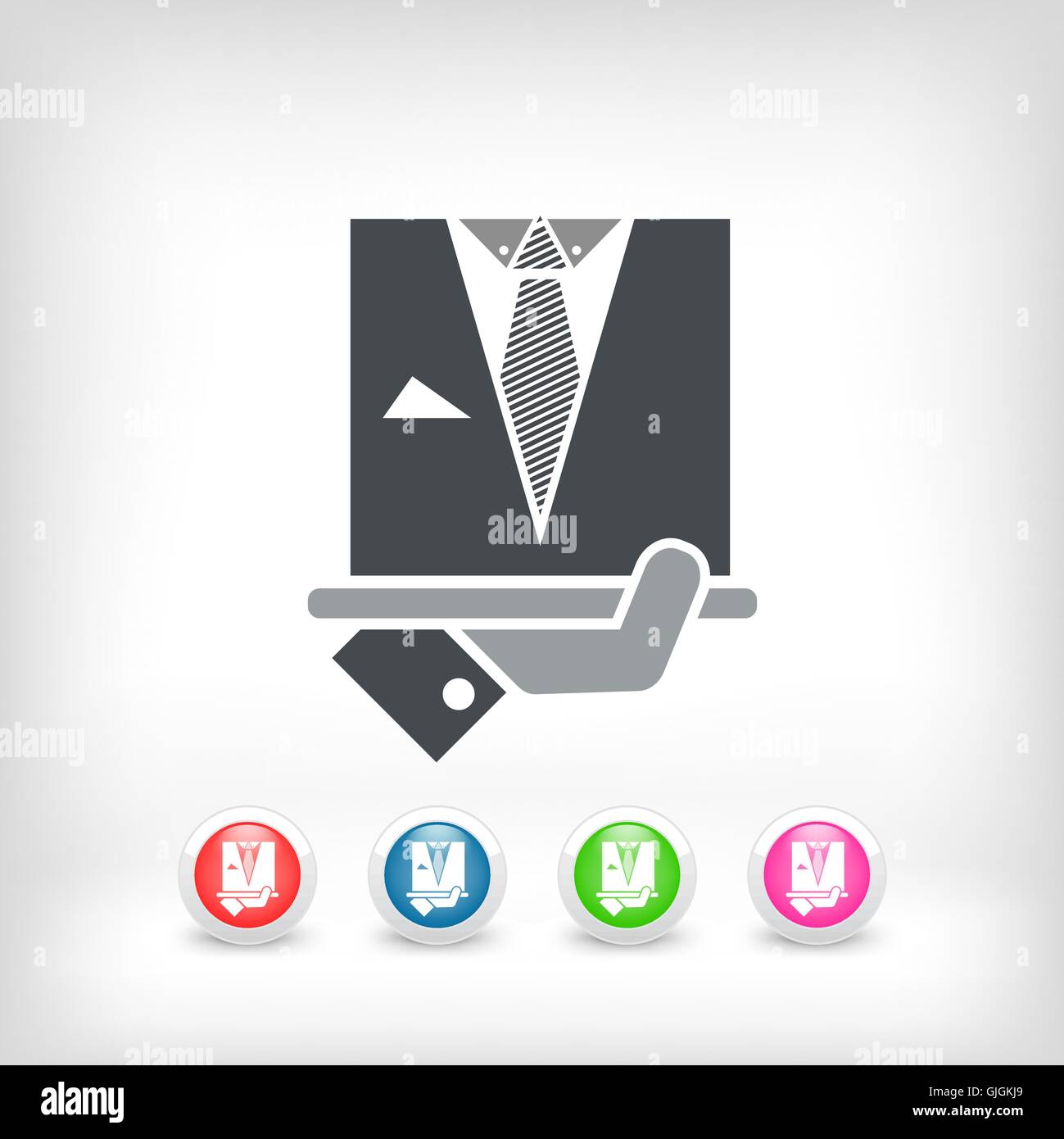 Fashion man dress icon Stock Vector Image & Art - Alamy